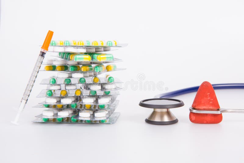 Medical Drug and Medical Tool Stock Photo - Image of pain, addiction ...