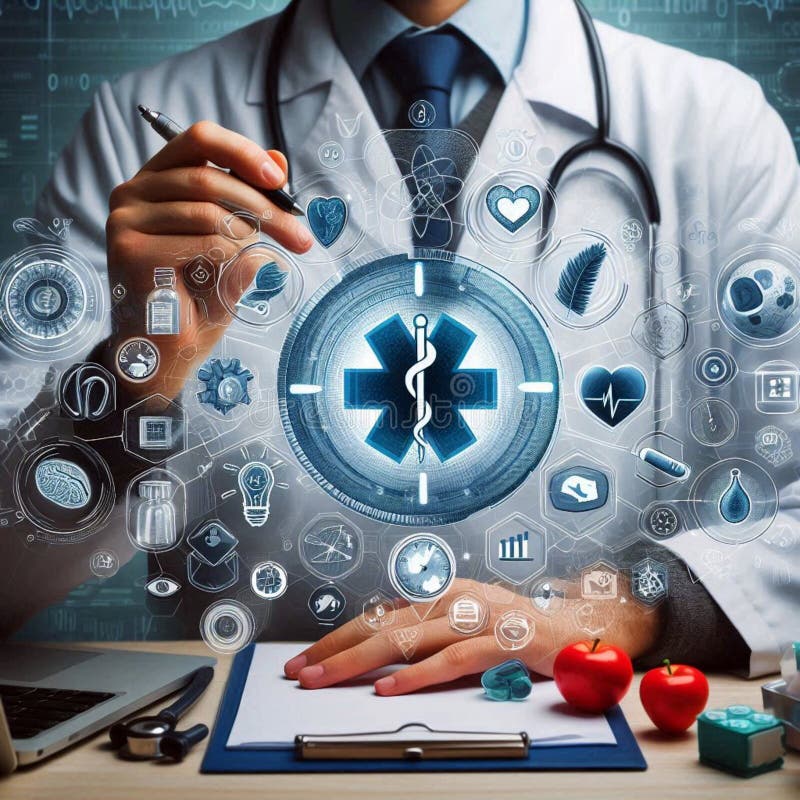 Medical Education with Science and Technology in Virtual Screen Stock ...