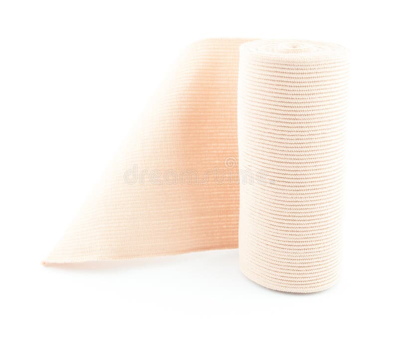 Medical Elastic Tensor Bandage Stock Image - Image of sore, cotton ...