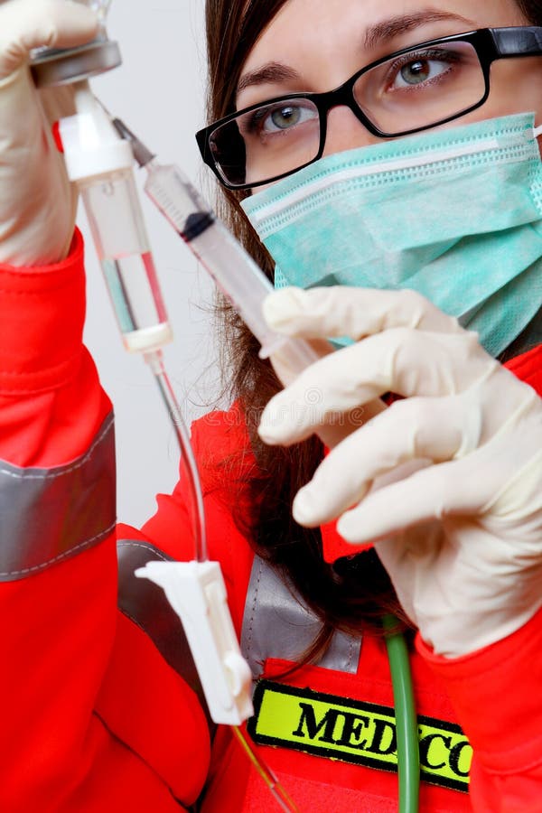 Regulating an IV drip stock photo. Image of healthcare - 5991824
