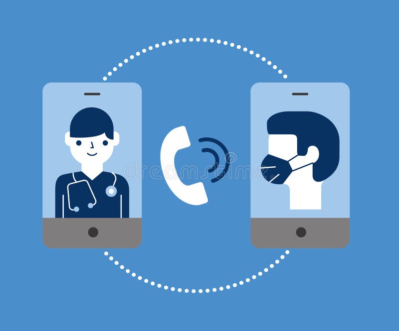 Medical Emergency Call. Vector Stock Vector - Illustration of call ...