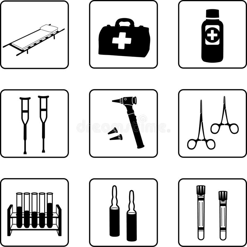 Medical Equipment stock vector. Illustration of examination - 5807629