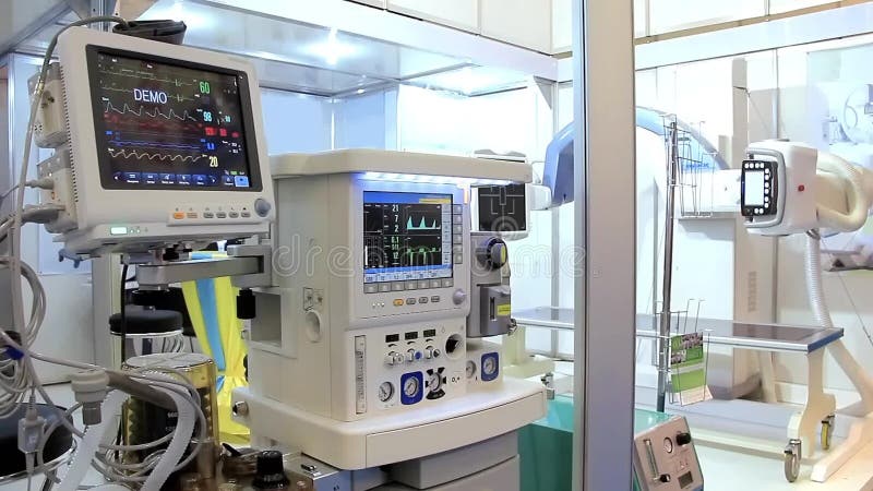 Medical Diagnostic Room Equipped with Ultrasound Device Stock Footage ...