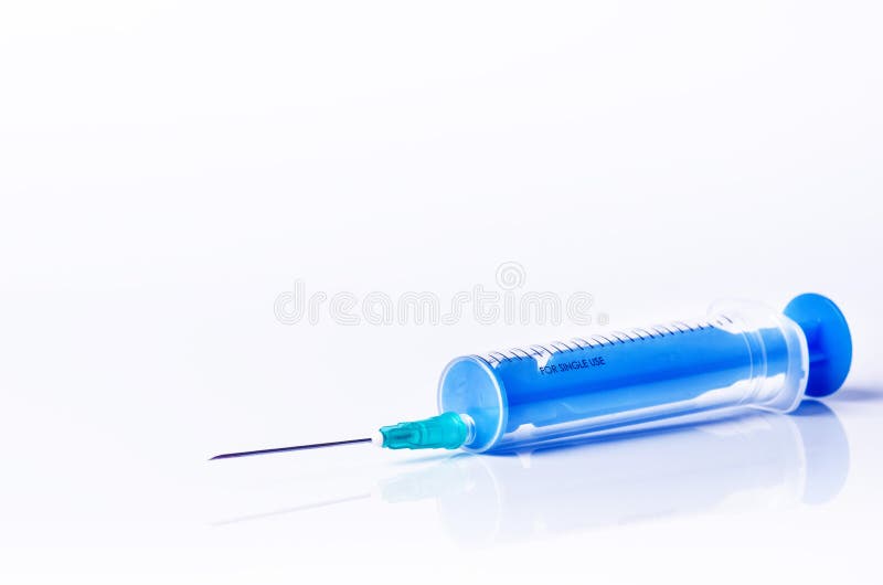 Equipment for Injection on a White Background for Designers Stock Photo ...