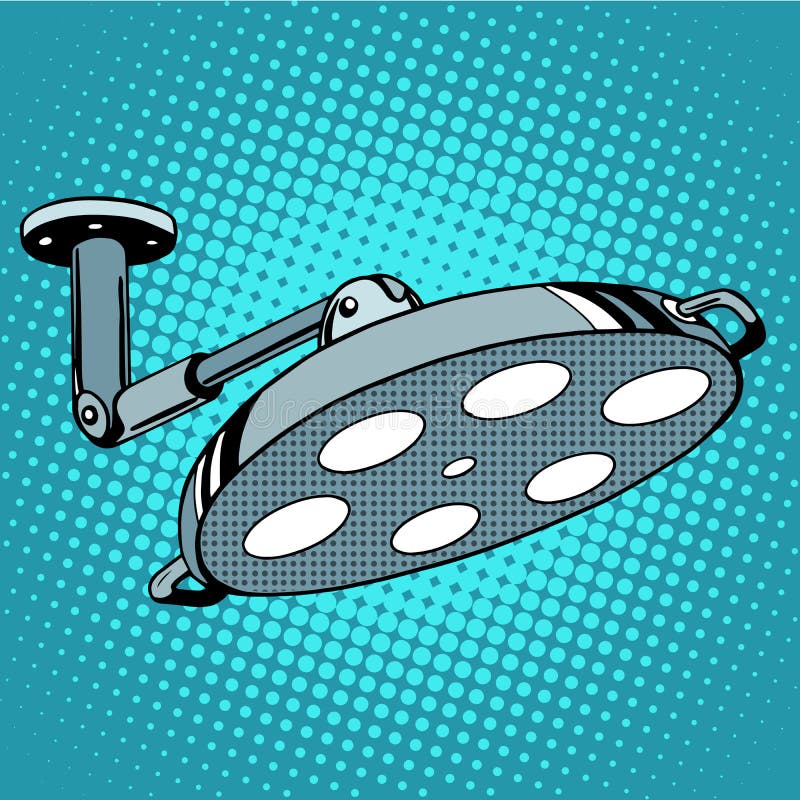 Medical Equipment Operating Light Stock Vector - Illustration of health ...