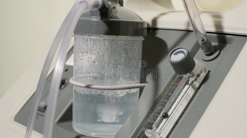 Medical Equipment To Support Oxygen Breathing Oxygenator Stock Video ...