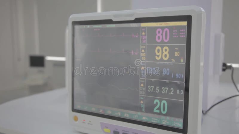 Medical Equipment. Ultrasound Machine in a Modern Operating Laboratory ...
