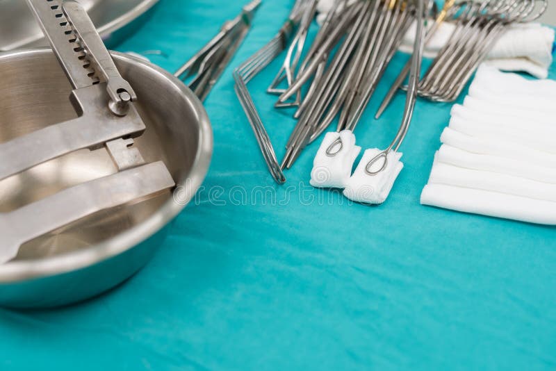 Medical Equipments for Surgery Stock Image - Image of supplies ...