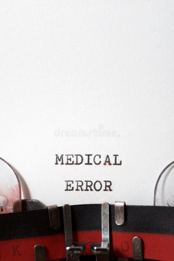 Medical error phrase stock image. Image of medicine - 197849763