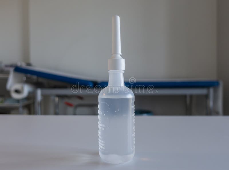 Medical Evacuative Enema for Constipation into Nursery Stock Image ...