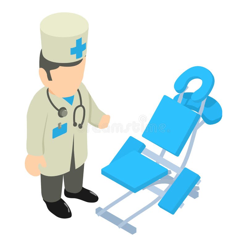 Medical Examination Icon, Isometric Style Stock Illustration ...