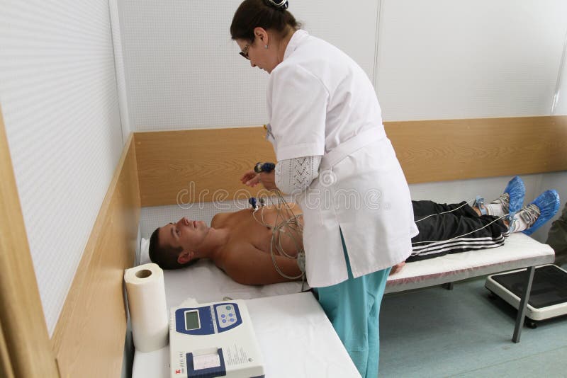Medical Examination at the Recruitment Center Editorial Stock Photo ...