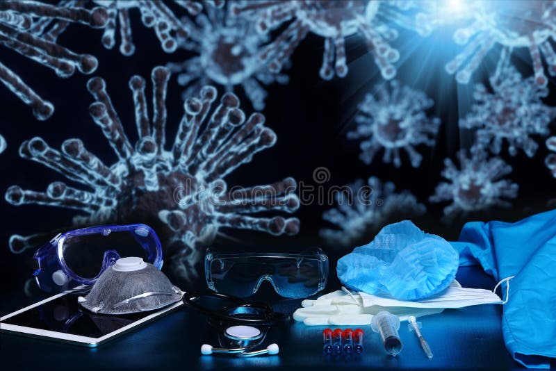 Medical Experiment Tools Set Up Arrangement for Background Shooting ...