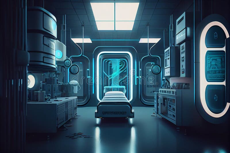 Medical Facilities and Communication Network. Medical Technology Stock ...