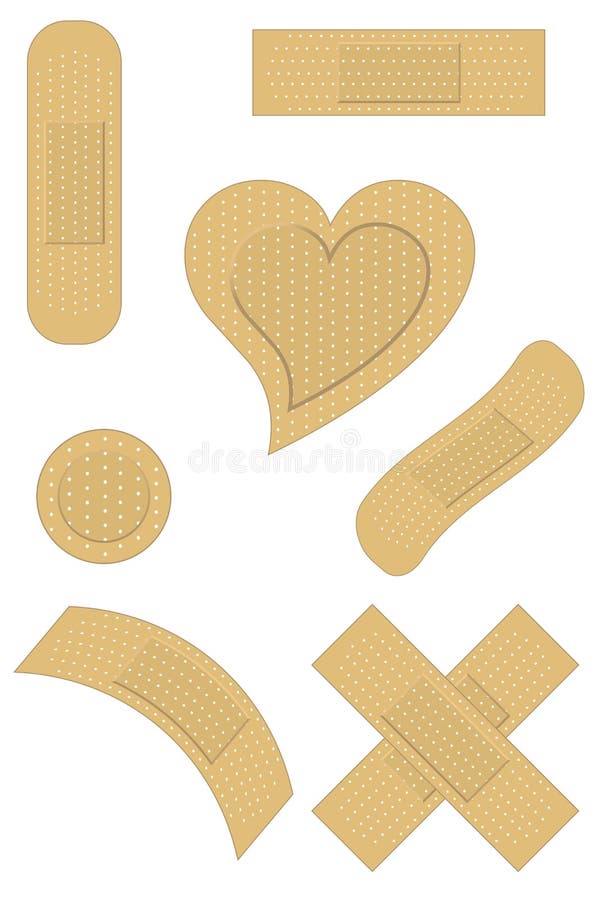 Medical first aid plaster stock vector. Illustration of background ...