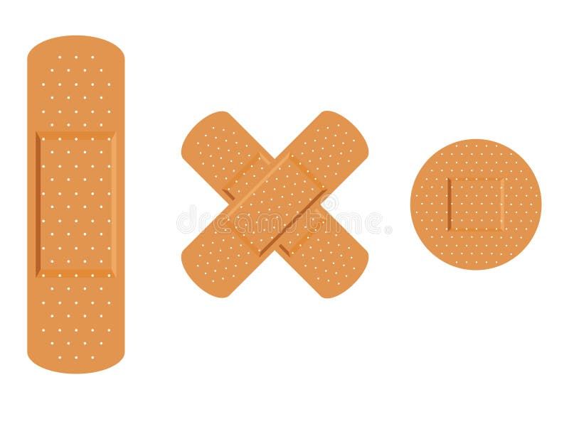 Medical first aid plaster stock vector. Illustration of cross - 8121883