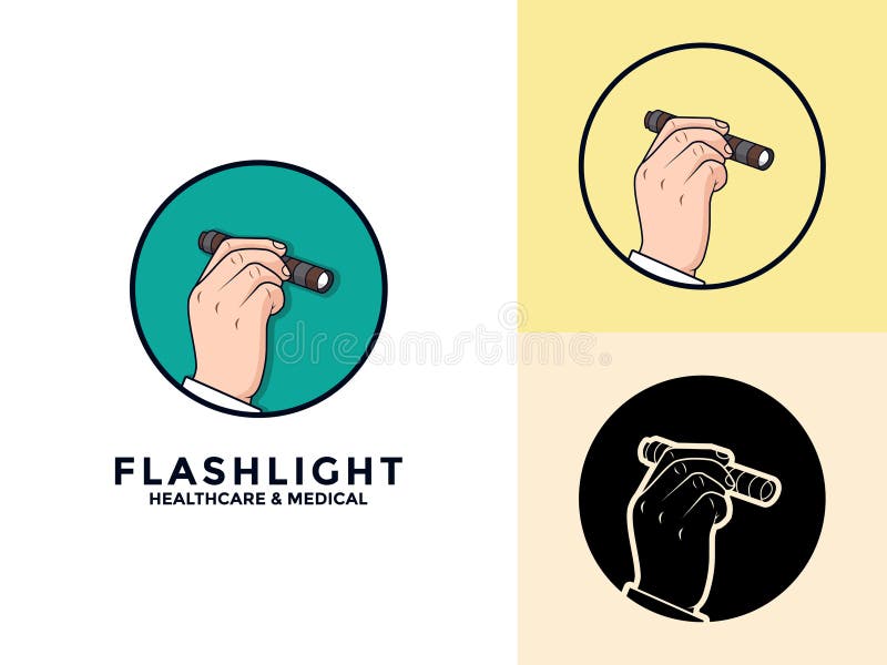 Medical Flashlight Logo and Icon.medical Flashlight Vector Icon for Web ...