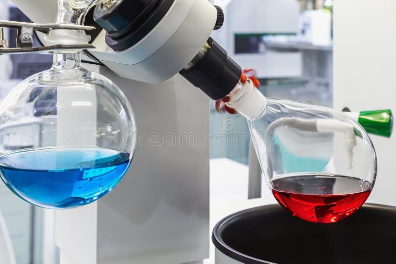 Medical Flasks with Multicolored Liquids in the Laboratory Experiments ...