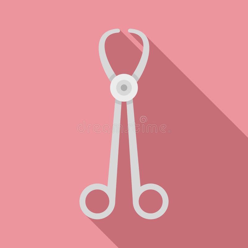 Medical Forceps Icons Set, Simple Style Stock Vector - Illustration of ...