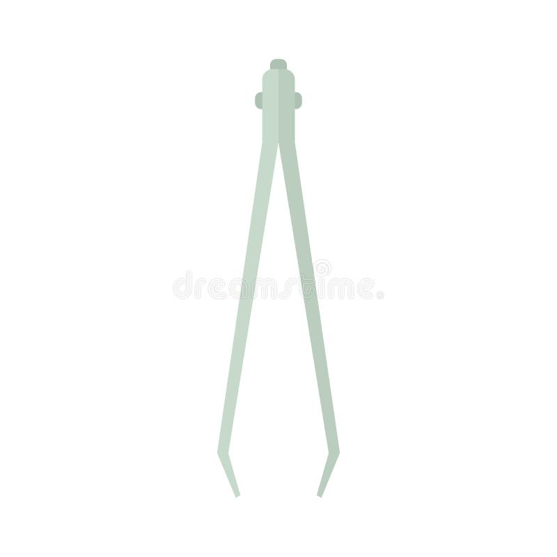 Medical forceps stock illustration. Illustration of draw - 35595417
