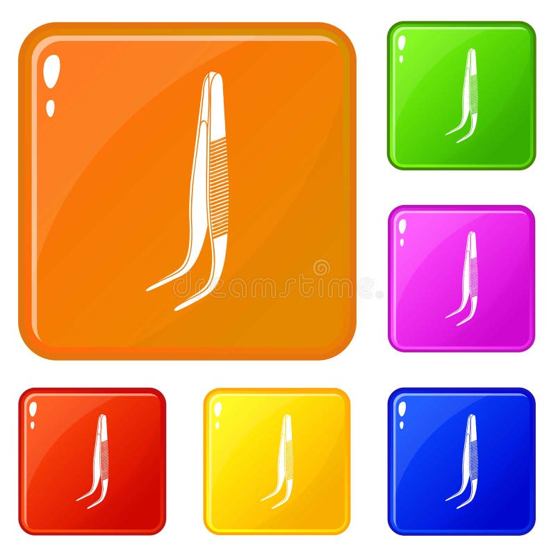 Medical Forceps Icon, Simple Style Stock Vector - Illustration of ...