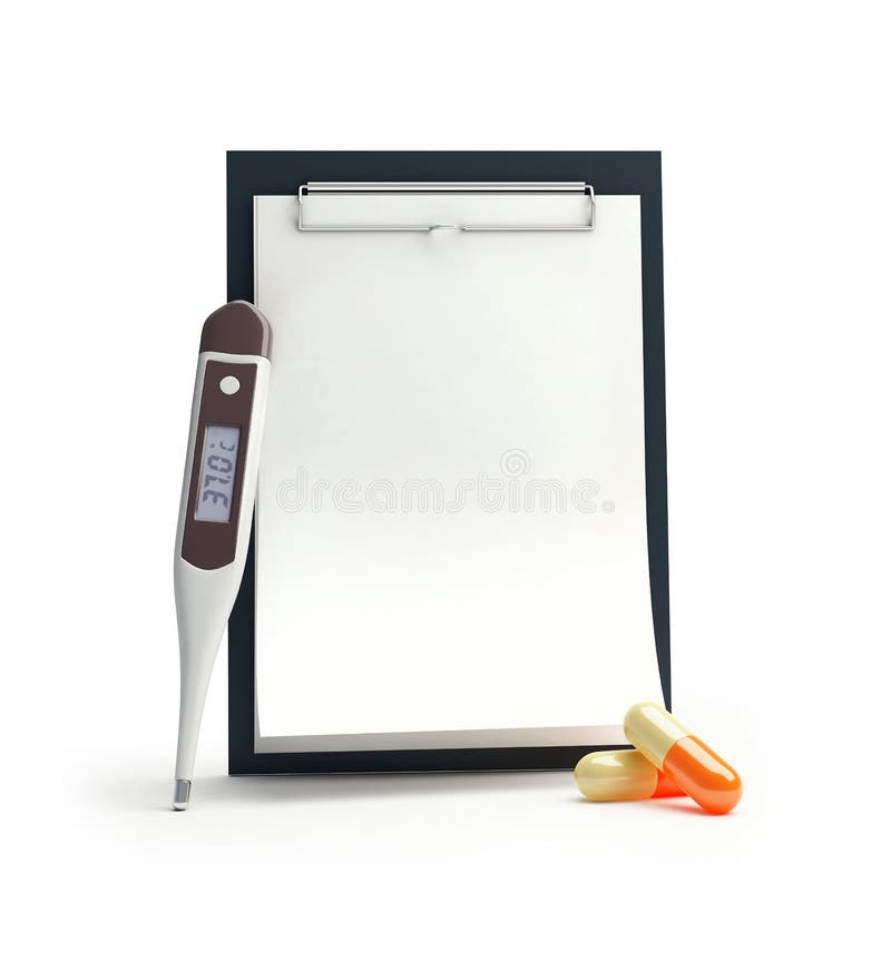 Medical Form List with Results Data and Approved Check Mark Vector ...