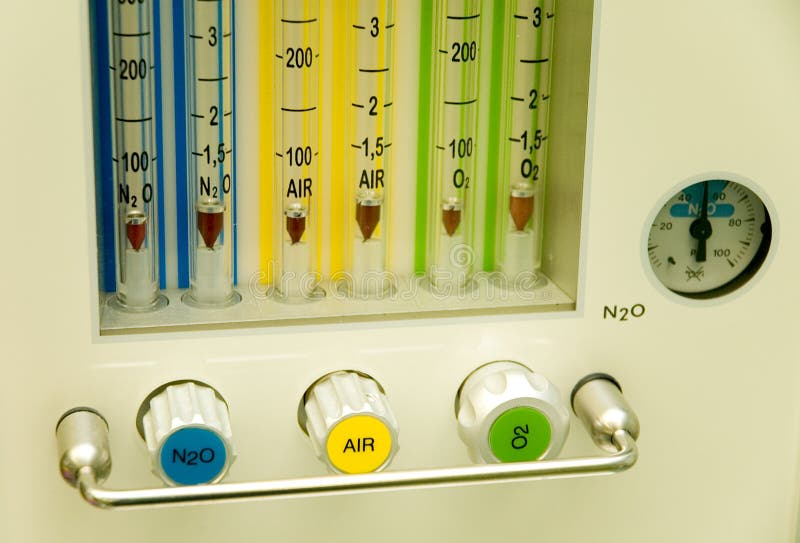 Medical gases stock image. Image of operating, professional - 3680531