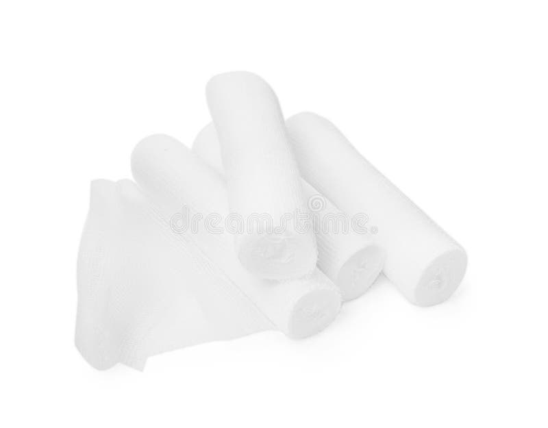 Medical Gauze Bandage Roll Isolated Stock Image - Image of medic ...