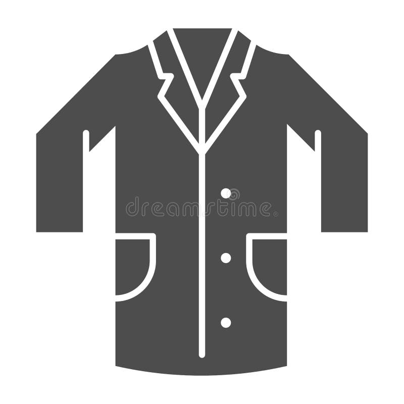 Medical Gown Line Icon, Science and Medicine Concept, Laboratory ... Medical Gown Line Icon, Science and Medicine Concept, Laboratory ...