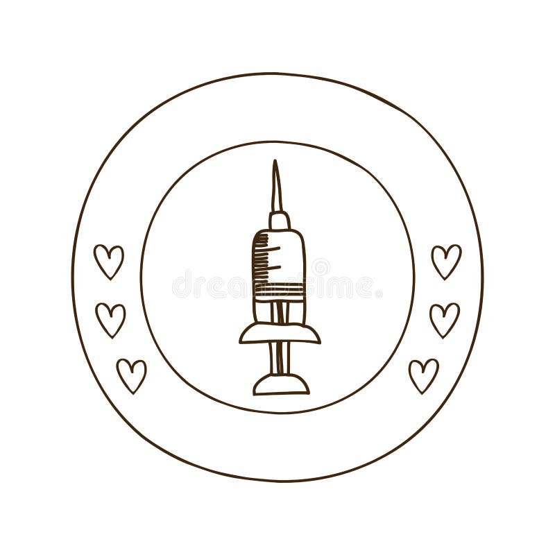 Medical hand draw stock illustration. Illustration of hospital - 85469365