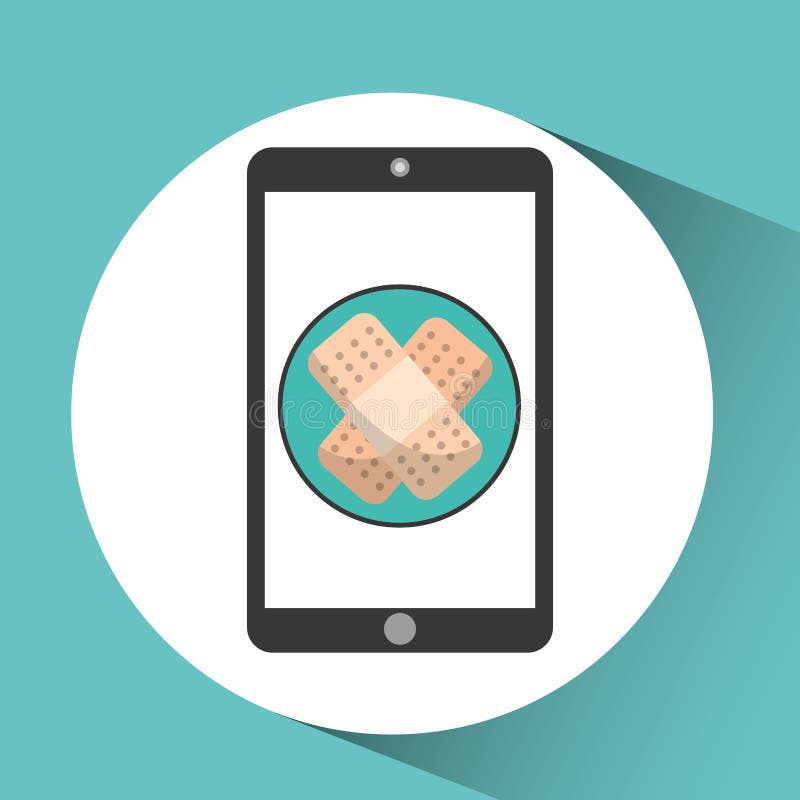 Medical Health Application Cure Band Design Stock Vector - Illustration ...