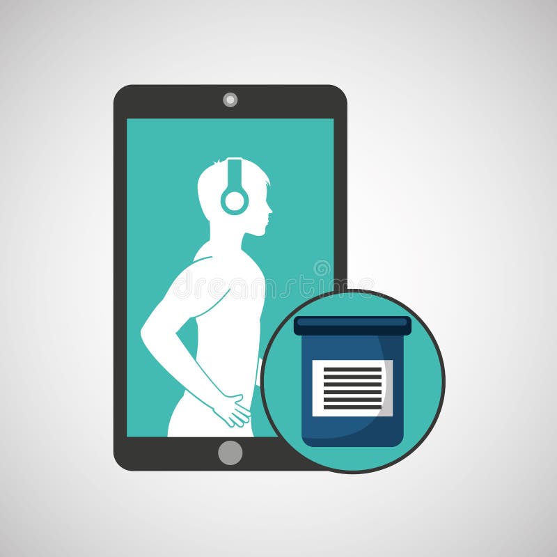 Medical Health Application Sample Test Bottle Design Stock Vector ...