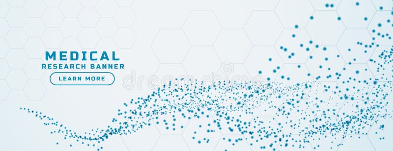 Medical Health Care Hexagonal Pattern Backdrop in Particle Style Stock ...