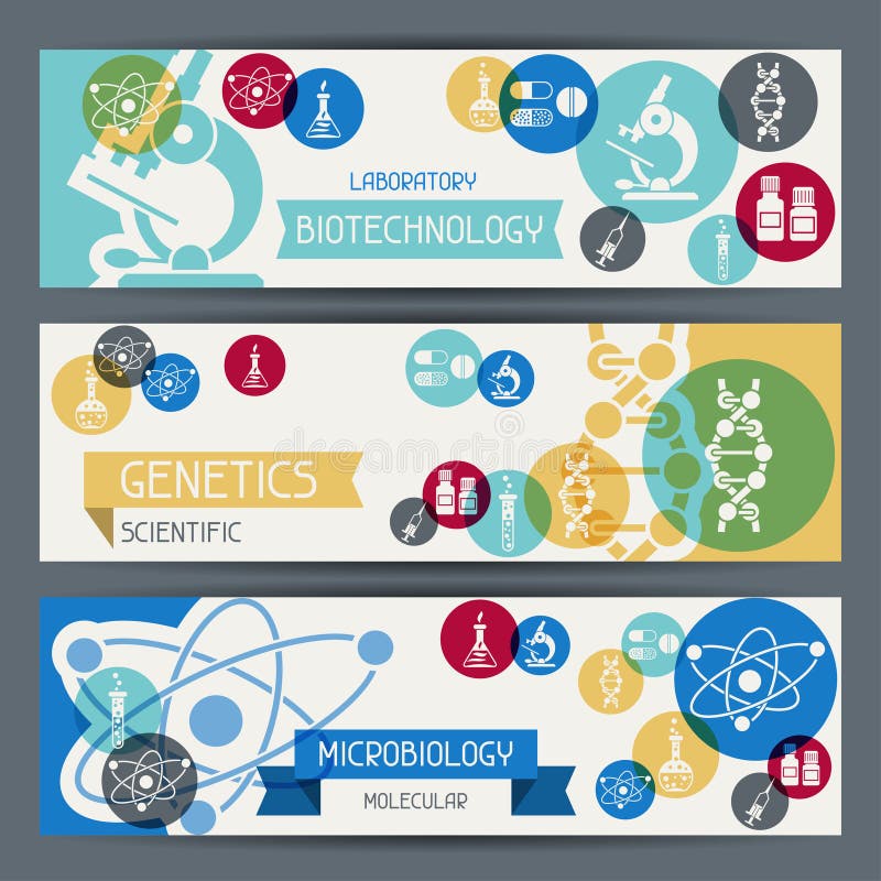 Medical and Health Care Horizontal Banners Stock Vector - Illustration ...