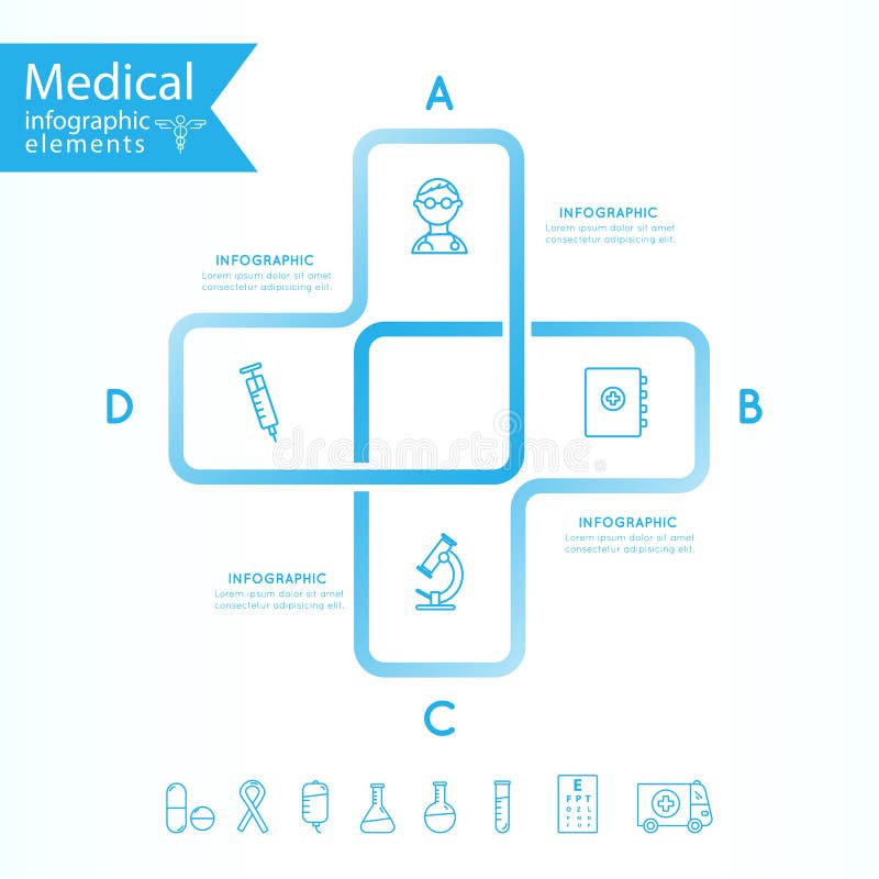 Medical Health and Healthcare Icons and Infographic. Stock Vector ... Medical Health and Healthcare Icons and Infographic. Stock Vector ...