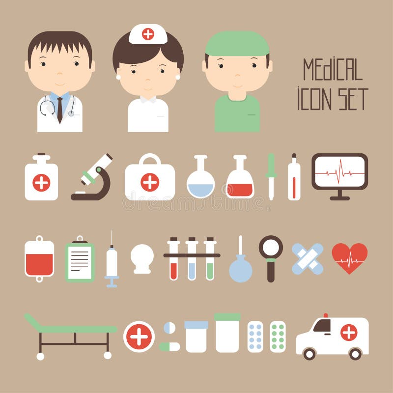 Medical and Health Vector Colorful Icons Set. Stock Vector ...