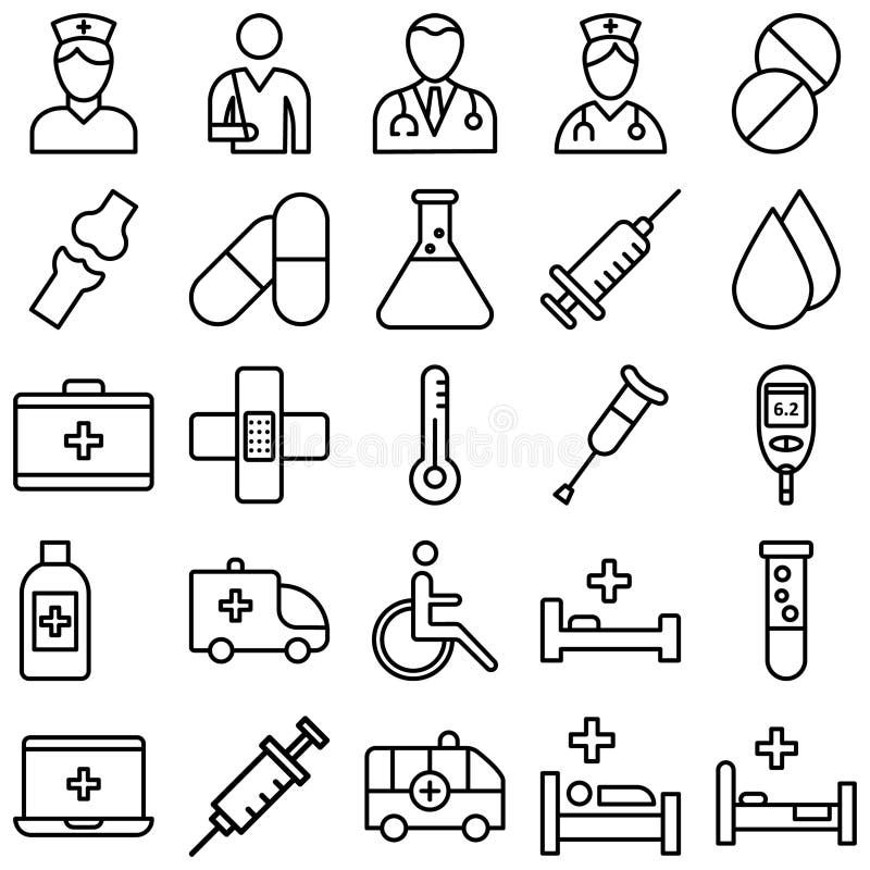 Fully Editable Medical Icons Stock Illustrations – 93 Fully Editable ...