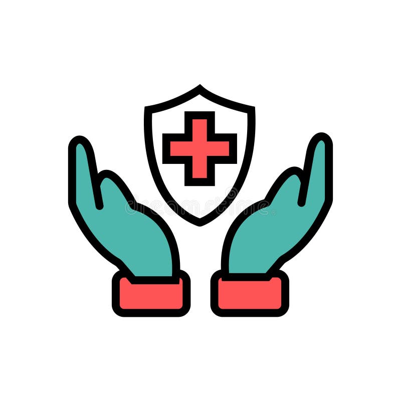 Medical and Healthcare Protection Icon Editorial Stock Image ...