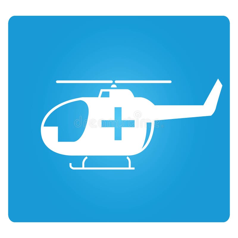Helicopter Symbol Sign, Vector Illustration, Isolate on White ...