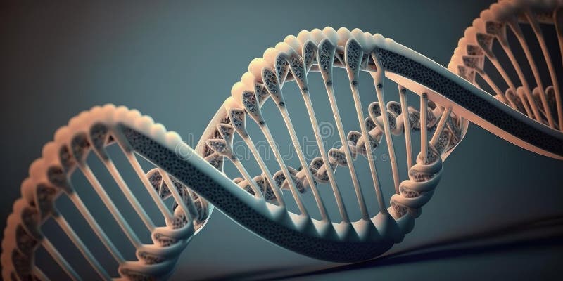 Medical Helix of DNA in Multiple Colors Stock Illustration ...