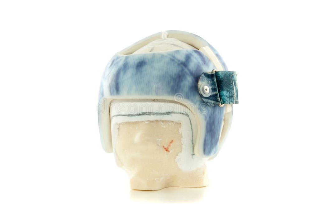 A medical helmet stock image. Image of blue, flat, helmet - 15949569