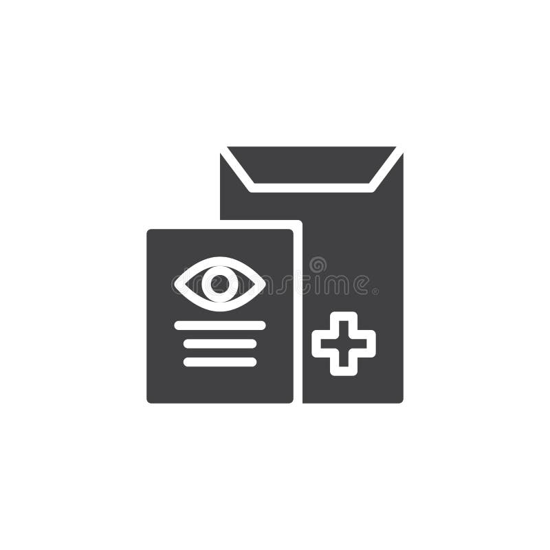 Medical History Folder Icon Vector Stock Vector - Illustration of cross ...