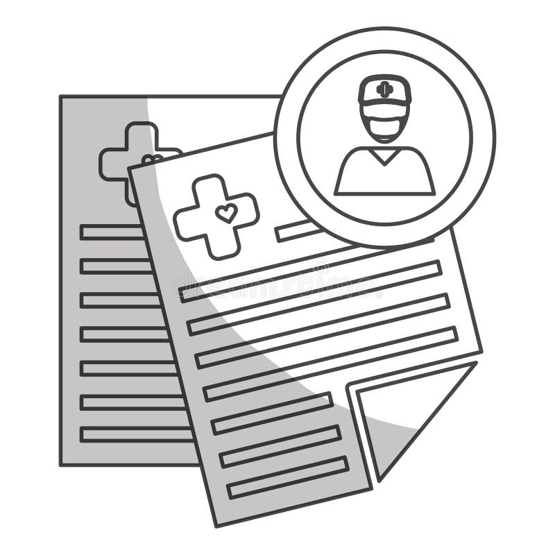 Medical history icon image stock vector. Illustration of healthy - 81955798