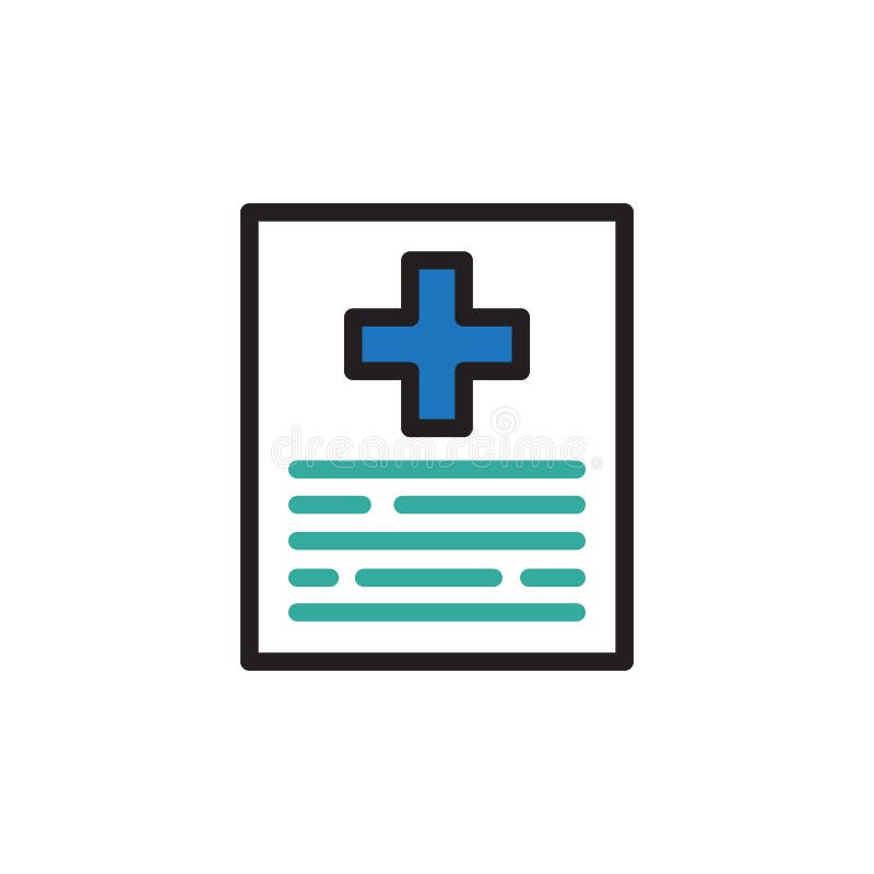 Medical History Line Icon, Vector Illustration Stock Illustration ... Medical History Line Icon, Vector Illustration Stock Illustration ...