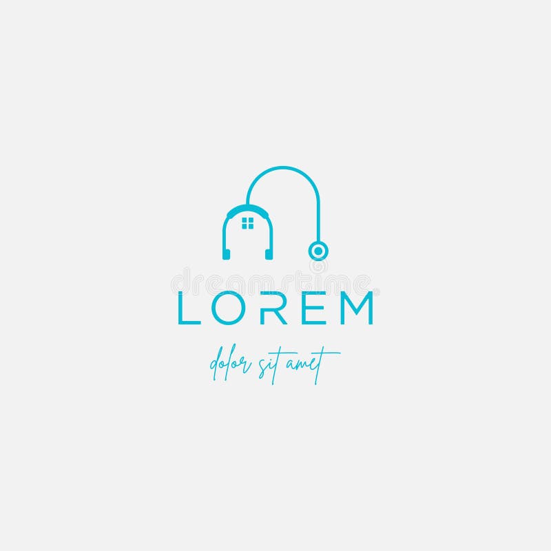 Medical Home Logo Vector Design Icon Sign Stock Vector - Illustration ...