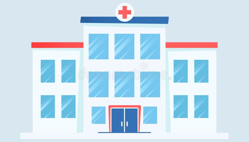 Medical hospital building stock illustration. Illustration of modern ...