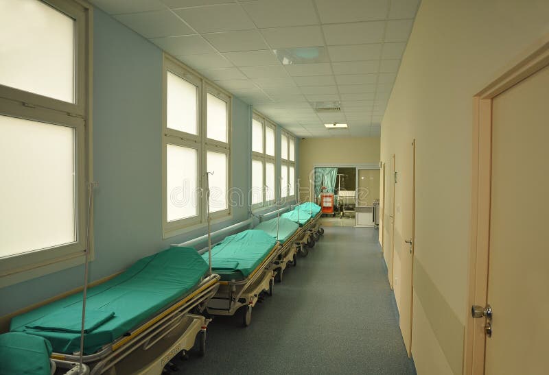 Hospital Corridor stock image. Image of healthcare, operating - 29974553