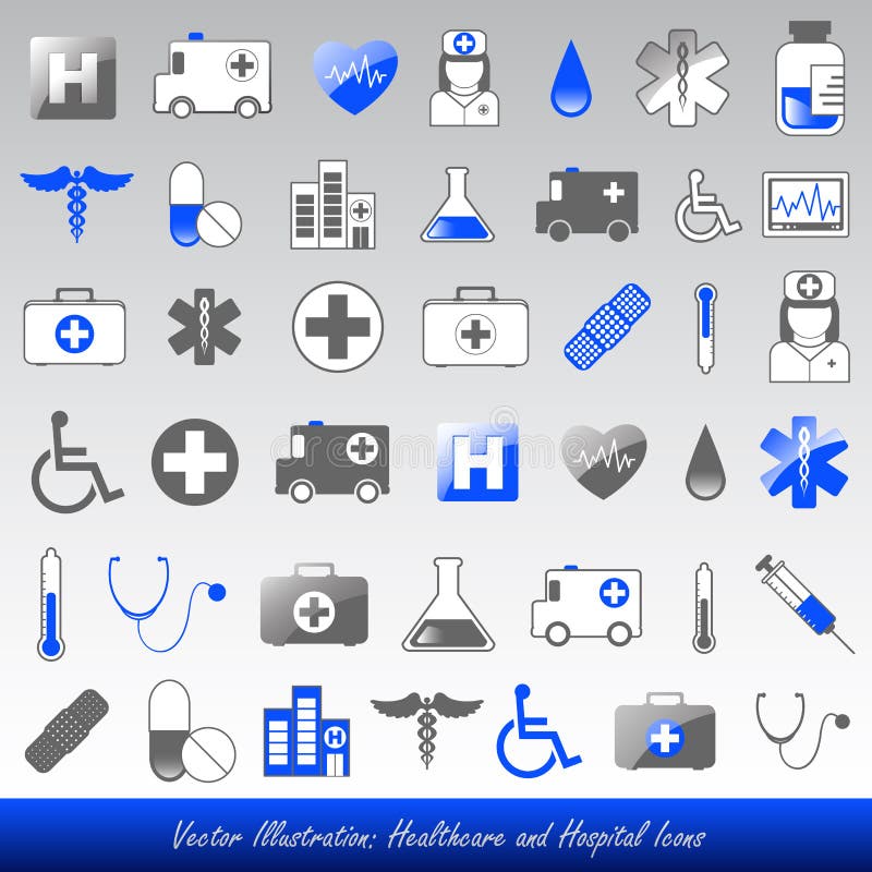 Medical icons stock vector. Illustration of blood, glossy - 19913836