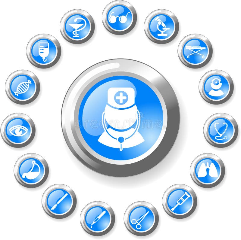 Medical icons stock vector. Illustration of crutches, design - 8826347