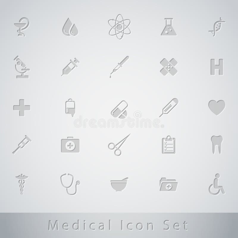 Outline Icons about Hospital and Medical Care Stock Vector ...
